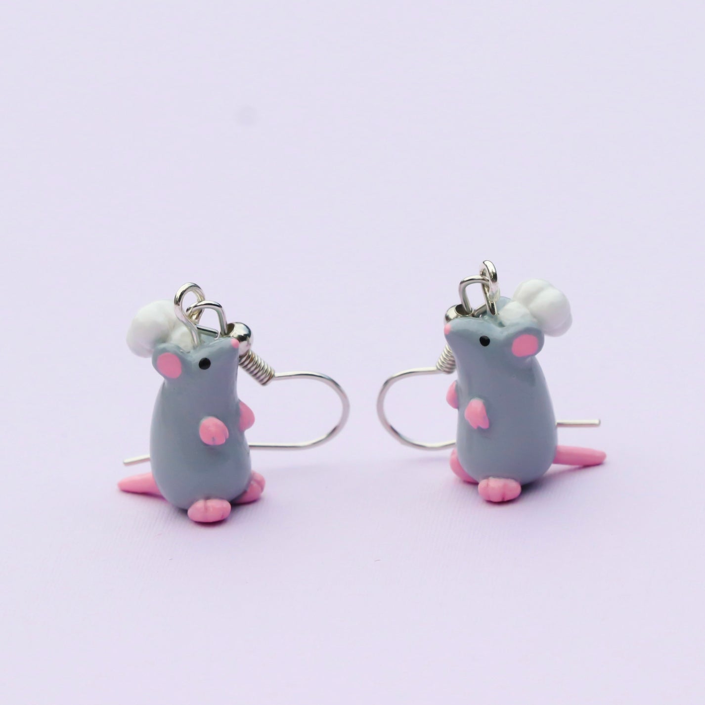 Chef Rat Clay Earrings – Lemon Sprinkles
