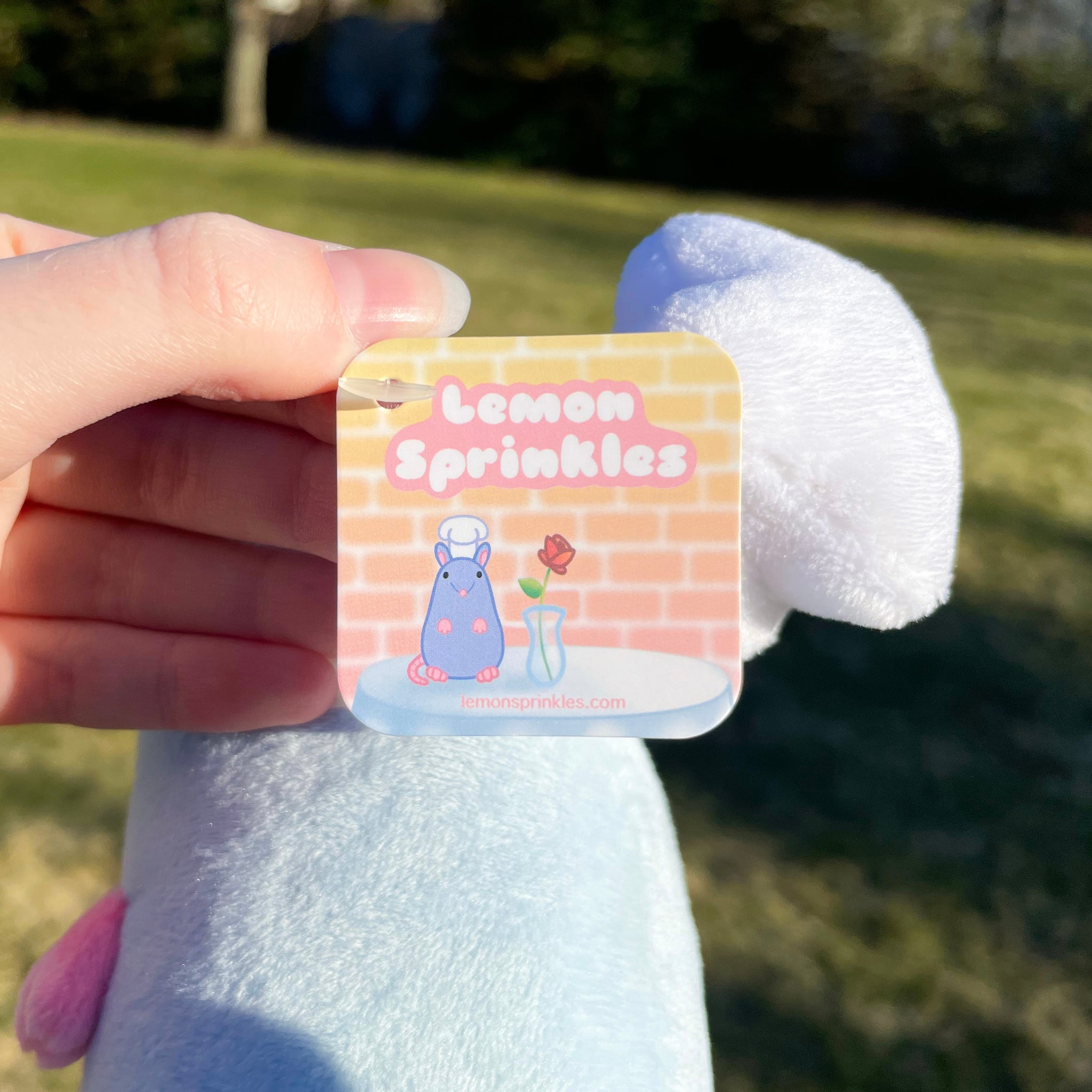 Chef Rat Plushie – Lemon Sprinkles